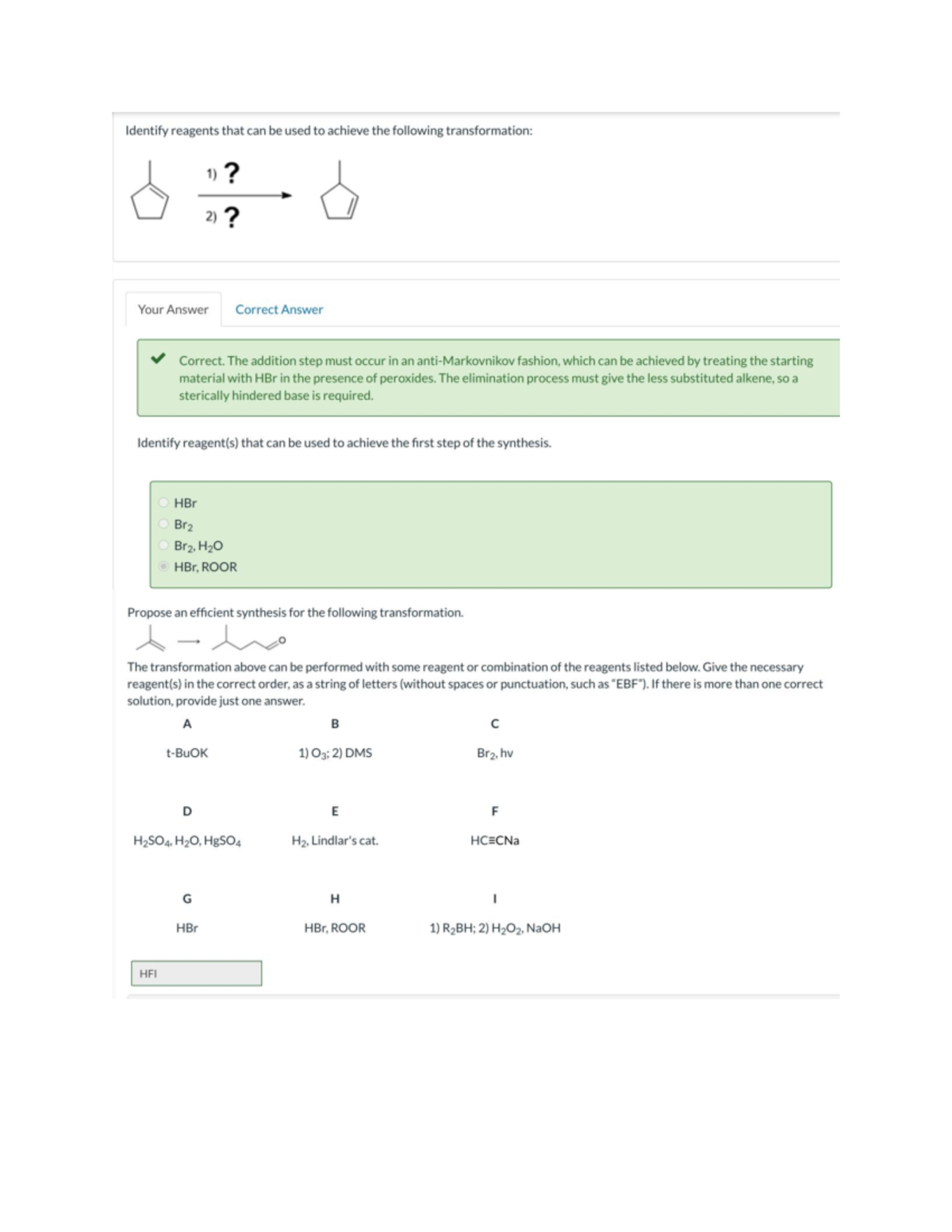 CHEM 331 ch11 - SUMMER ONLINE COURSE HOMEWORK - CHEM 331 - Iowa State ...