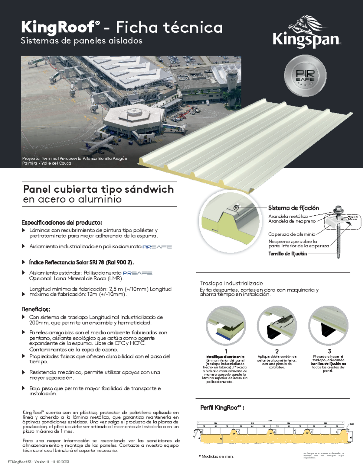 Kingspan King Roof Sistemas Cubiertas Ficha Tecnica es ultima ...