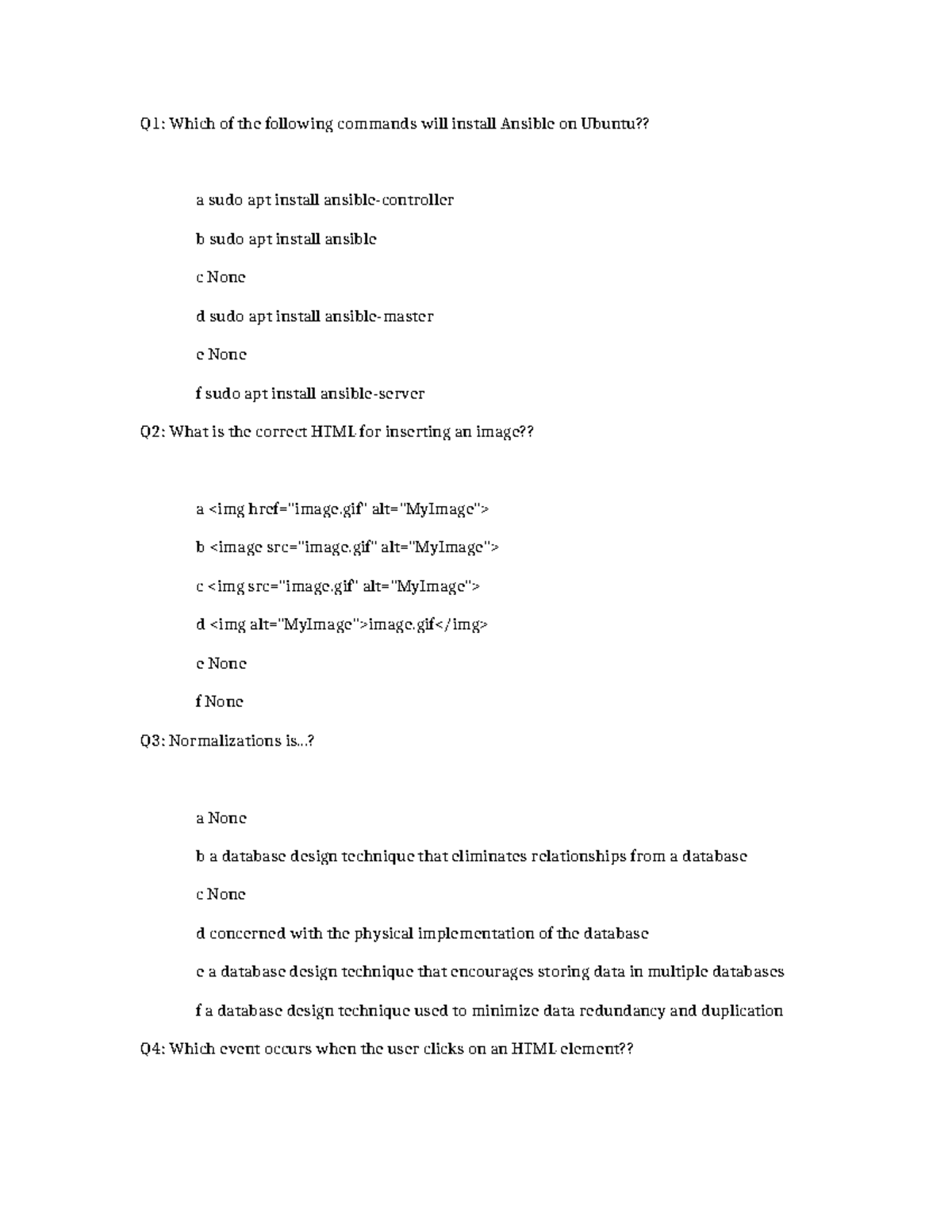 1 Report for quiz - lecture notes 2023 from first half of the course ...