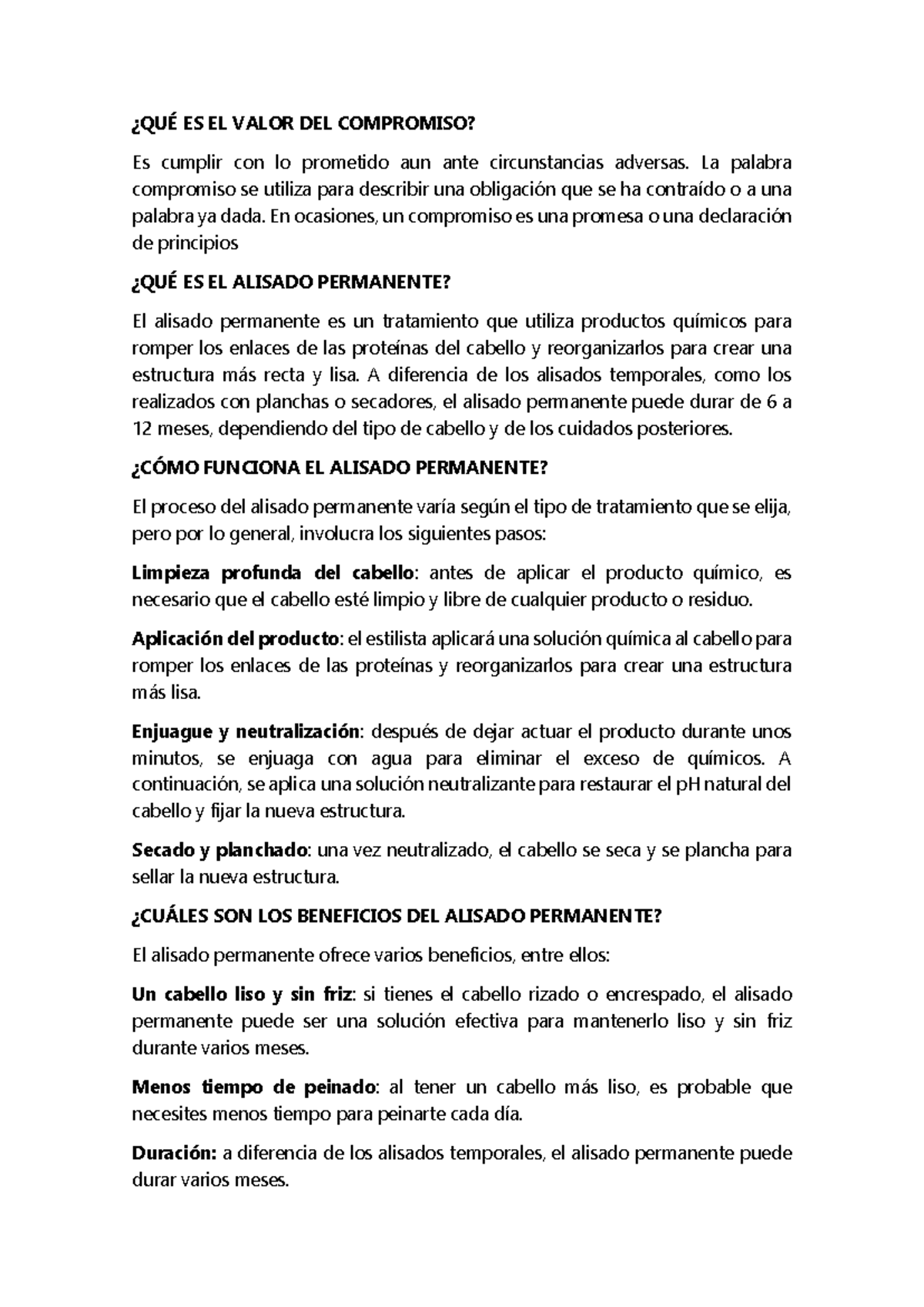 QUÉ ES EL Valor DEL Compromiso alisado 2 - ¿QUÉ ES EL VALOR DEL ...