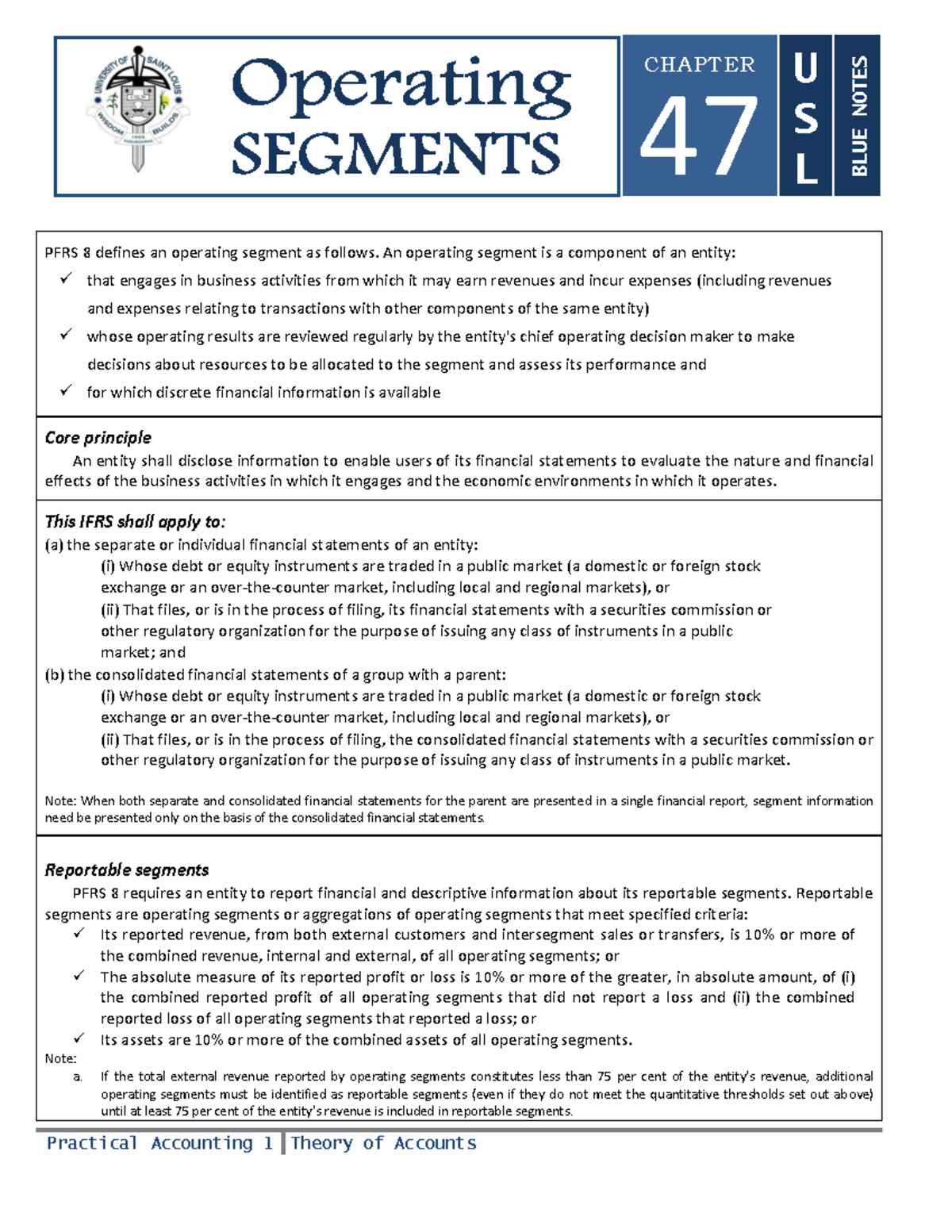 47-Operating-Segments - Practical Accounting 1 Theory of Accounts 47 ...