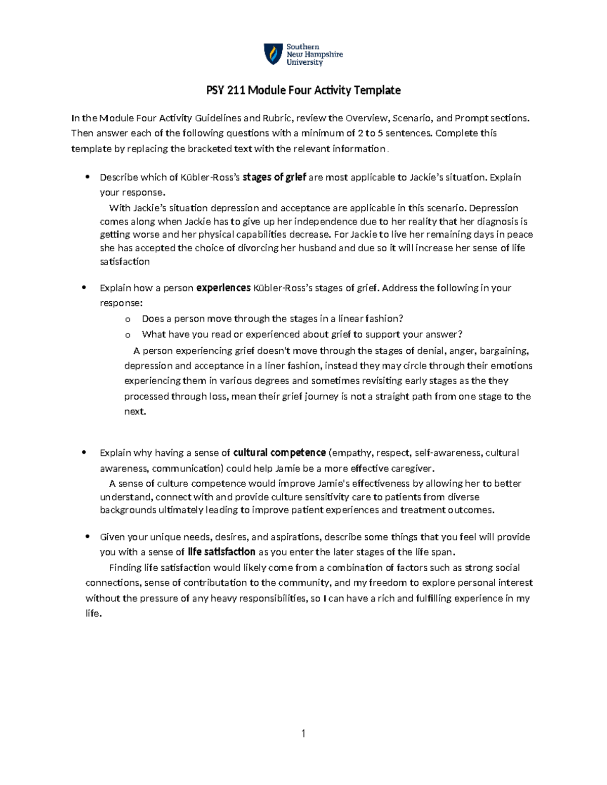 Module 4-2 Finished - Assignment - PSY 211 Module Four Activity ...
