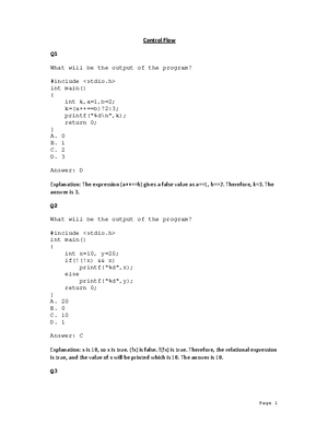 IE1005 Tutorial and Practical Exercises Part 1 - IE1005 From ...