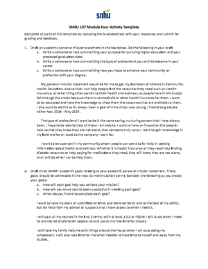 SNHU 107 Project finished - SNHU 107 Project Template Academic Success ...