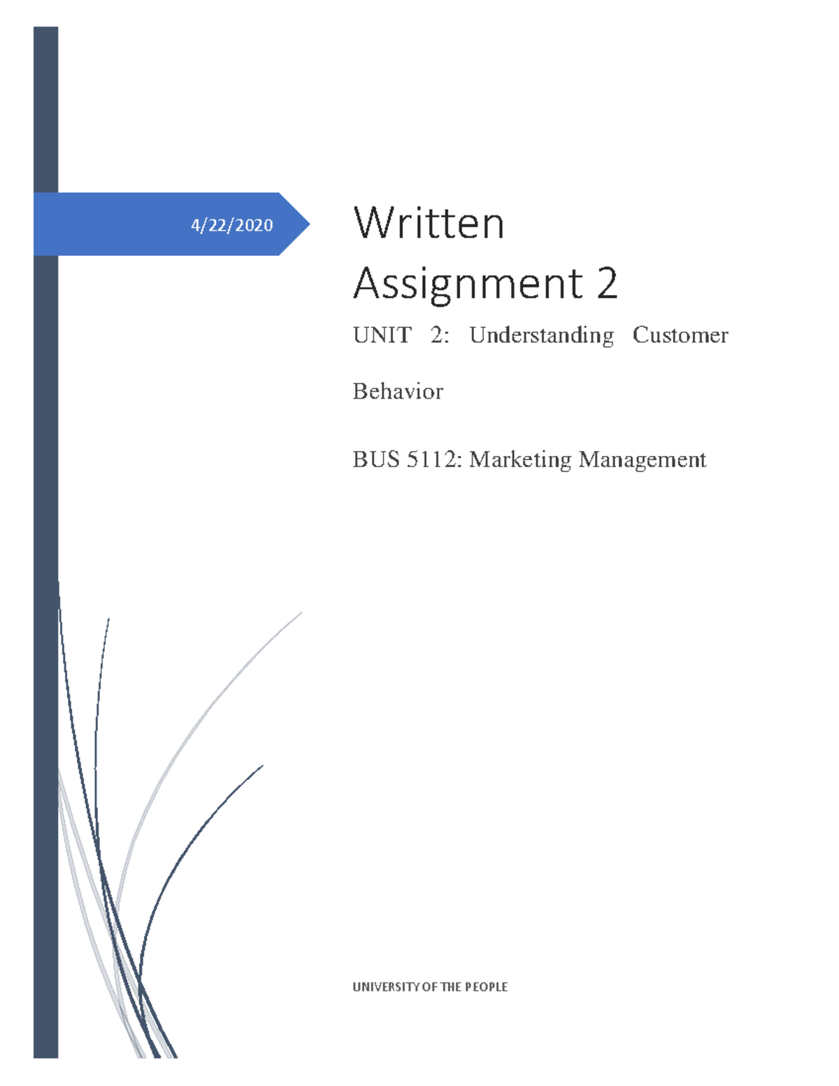 5112 Written Assignment Unit 2 Warning Tt Undefined Function 32 4 22 Written Assignment 2