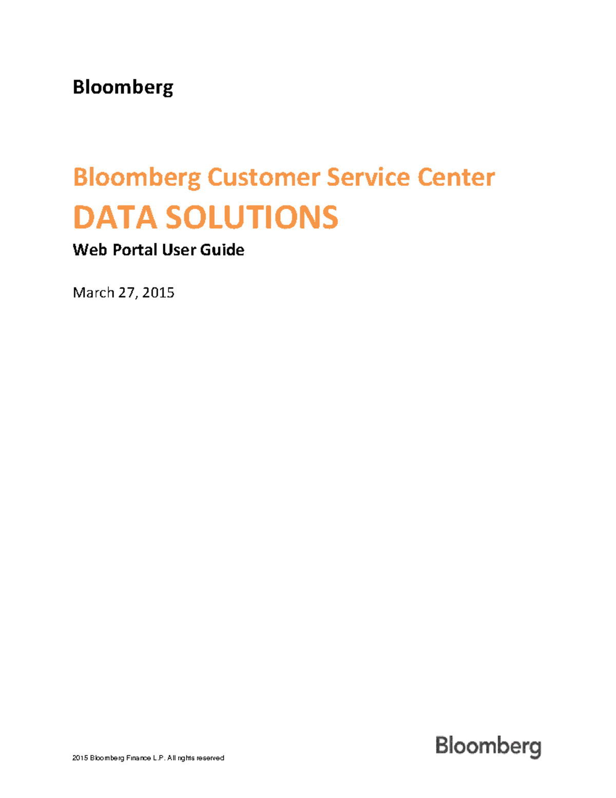 Bloomberg - This service, offered at no cost to the user, is currently ...