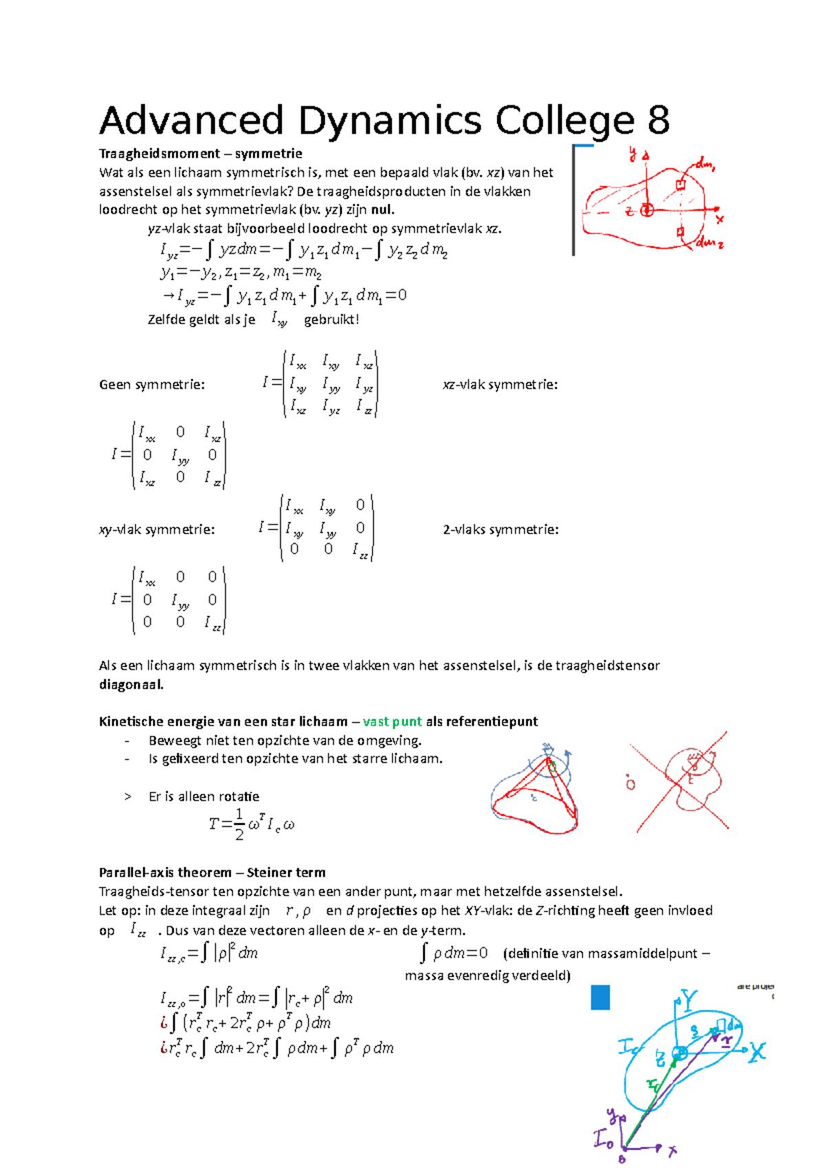 College 8 Advanced Dynamics - Advanced Dynamics College 8 ...
