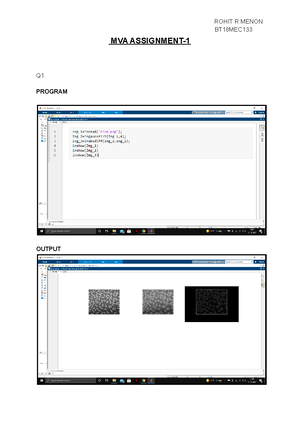 SIFT - mva sift notes - Machine Vision and its Application - Studocu