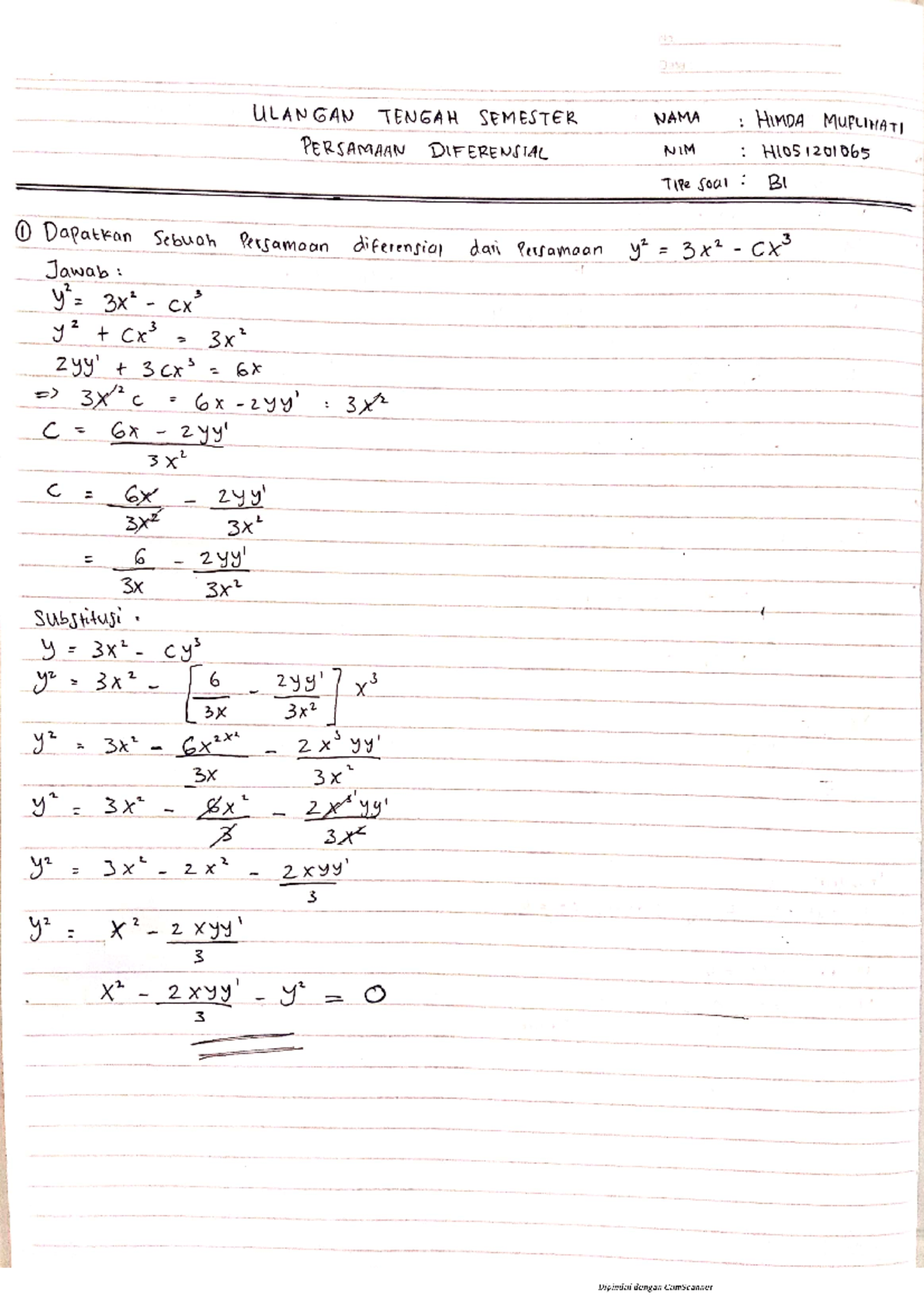 UTS PD B1 H10512010 65 1sd6 - Computer Science - Studocu