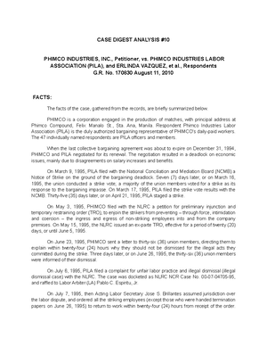 CASE Digest Analysis #9 BA199 - CASE DIGEST ANALYSIS METRO DRUG ...