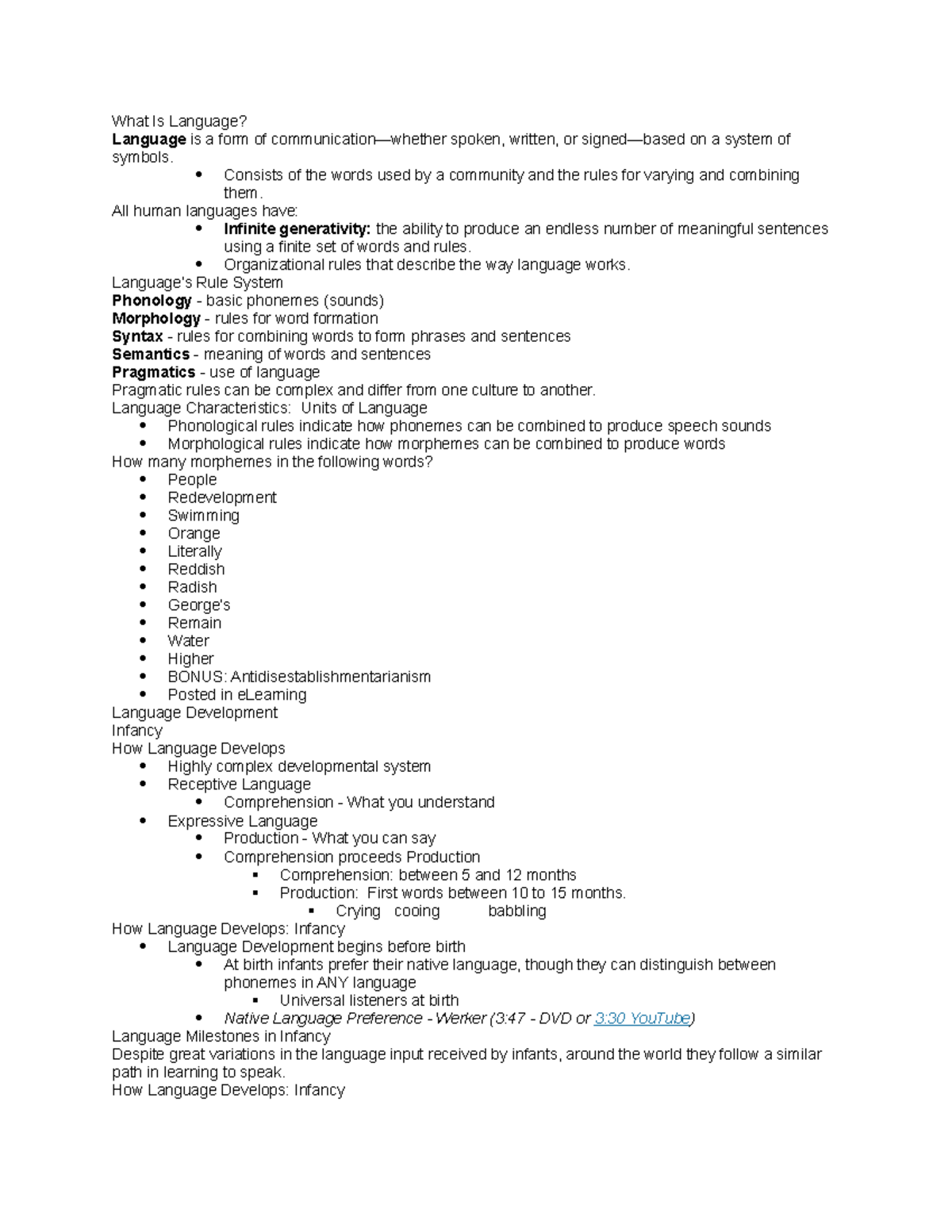 Language What is Language - What Is Language? Language is a form of ...