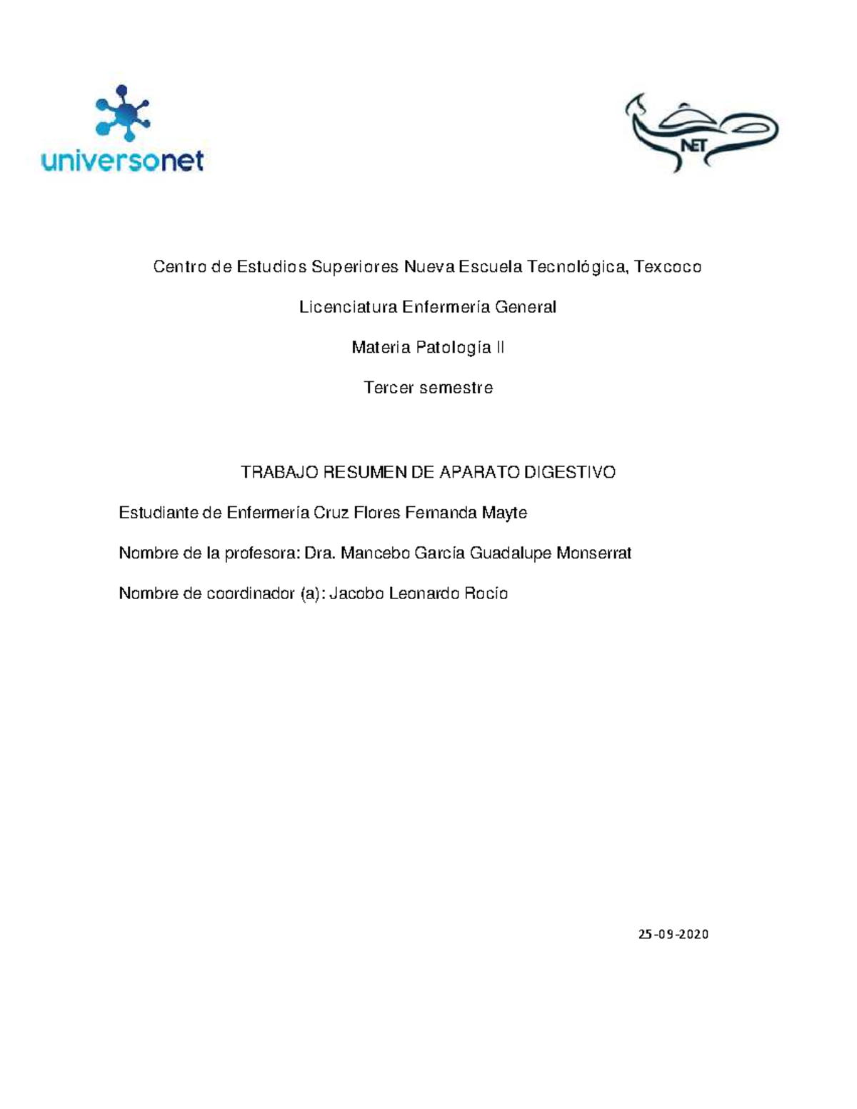 Aparato digestivo - Warning: TT: undefined function: 32 Centro de Estudios Superiores Nueva ...