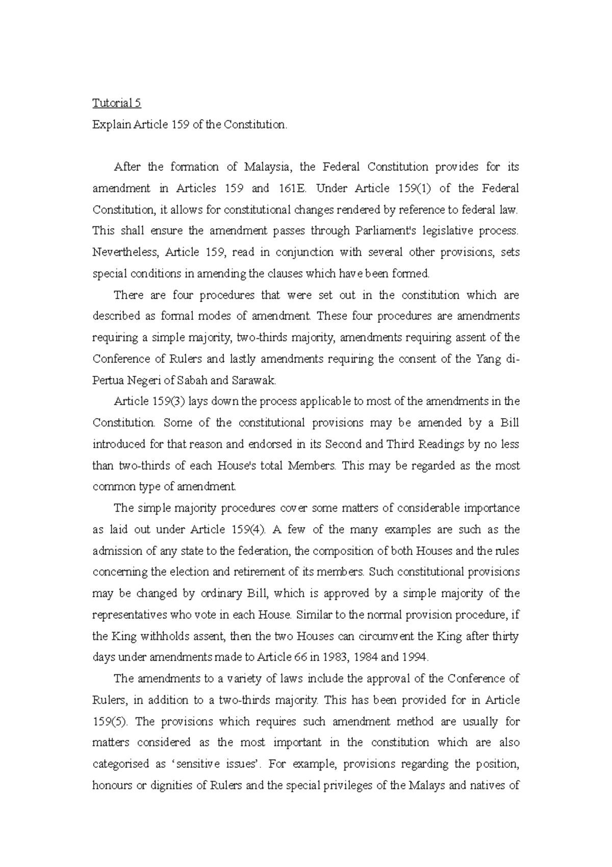 Explain Article 159 of Constitution - Tutorial 5 Explain Article 159 of ...