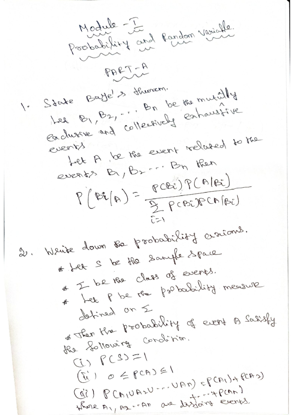 Probability and Statistics Answer Bank - Engineering Mathematics - Studocu
