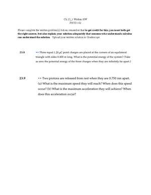 Sample PHYS 102 Final With Solutions - PHYS-102 FINAL EXAM SPRING-17 Time allowed: TWO HRS. NAME ...