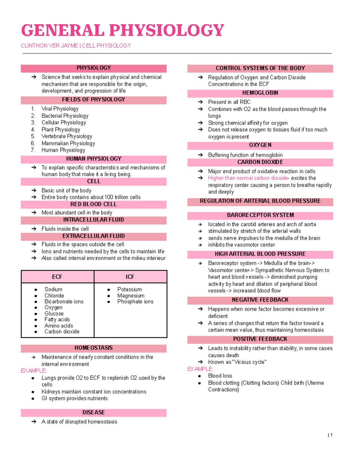 Gen Physio Term Output Prelim - GENERAL PHYSIOLOGY CLINTHON VER JAYME ...