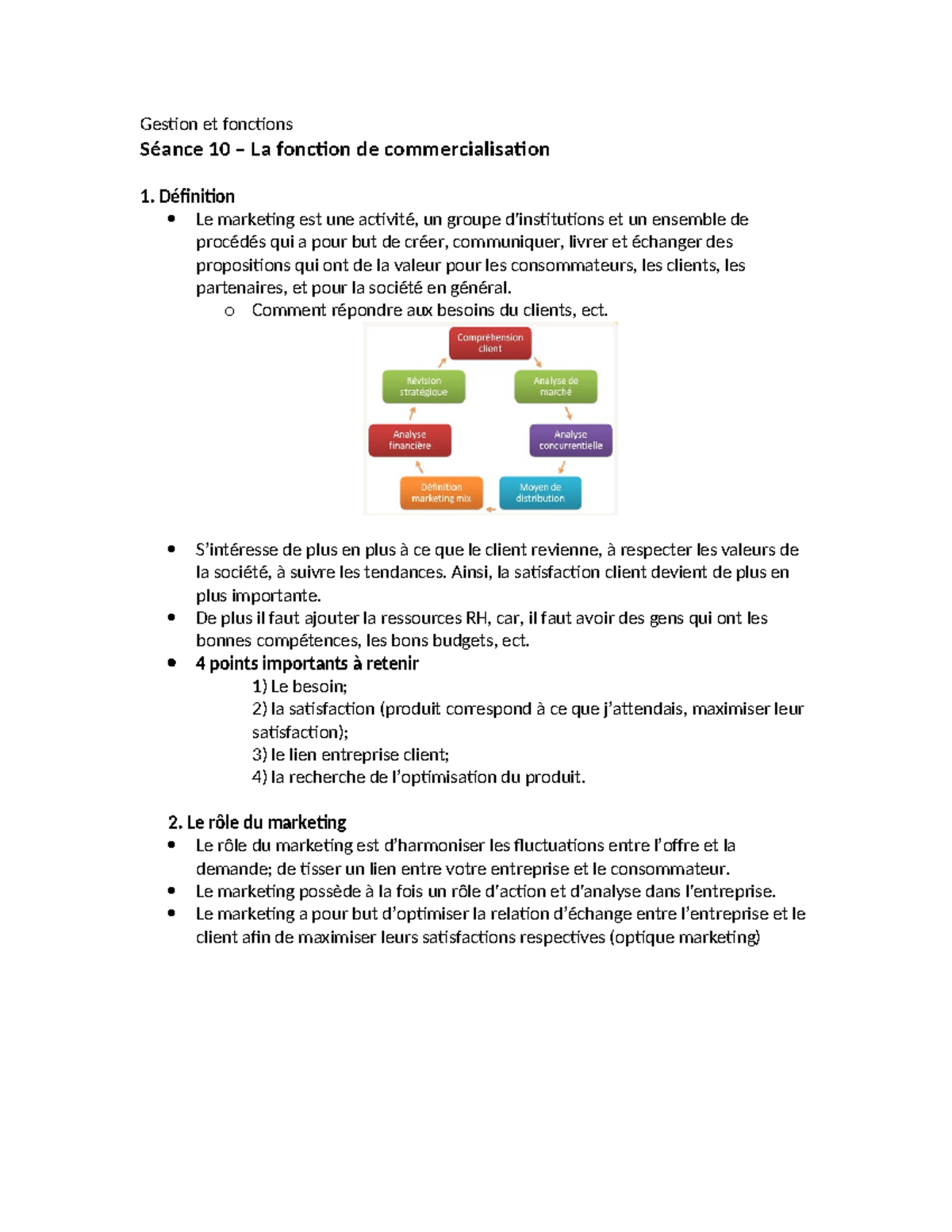 Séance 10 - Gestion et fonctions Séance 10 – La fonction de ...