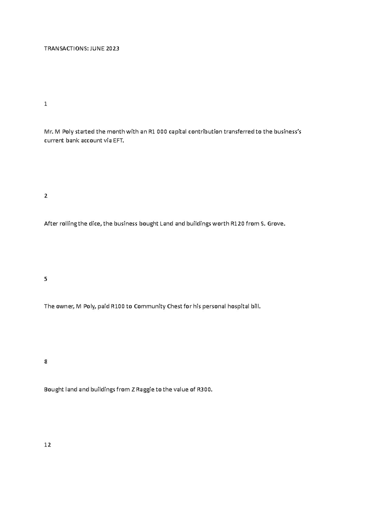 Ems info - Basic accounting CRJ and CPJ entries - TRANSACTIONS: JUNE ...