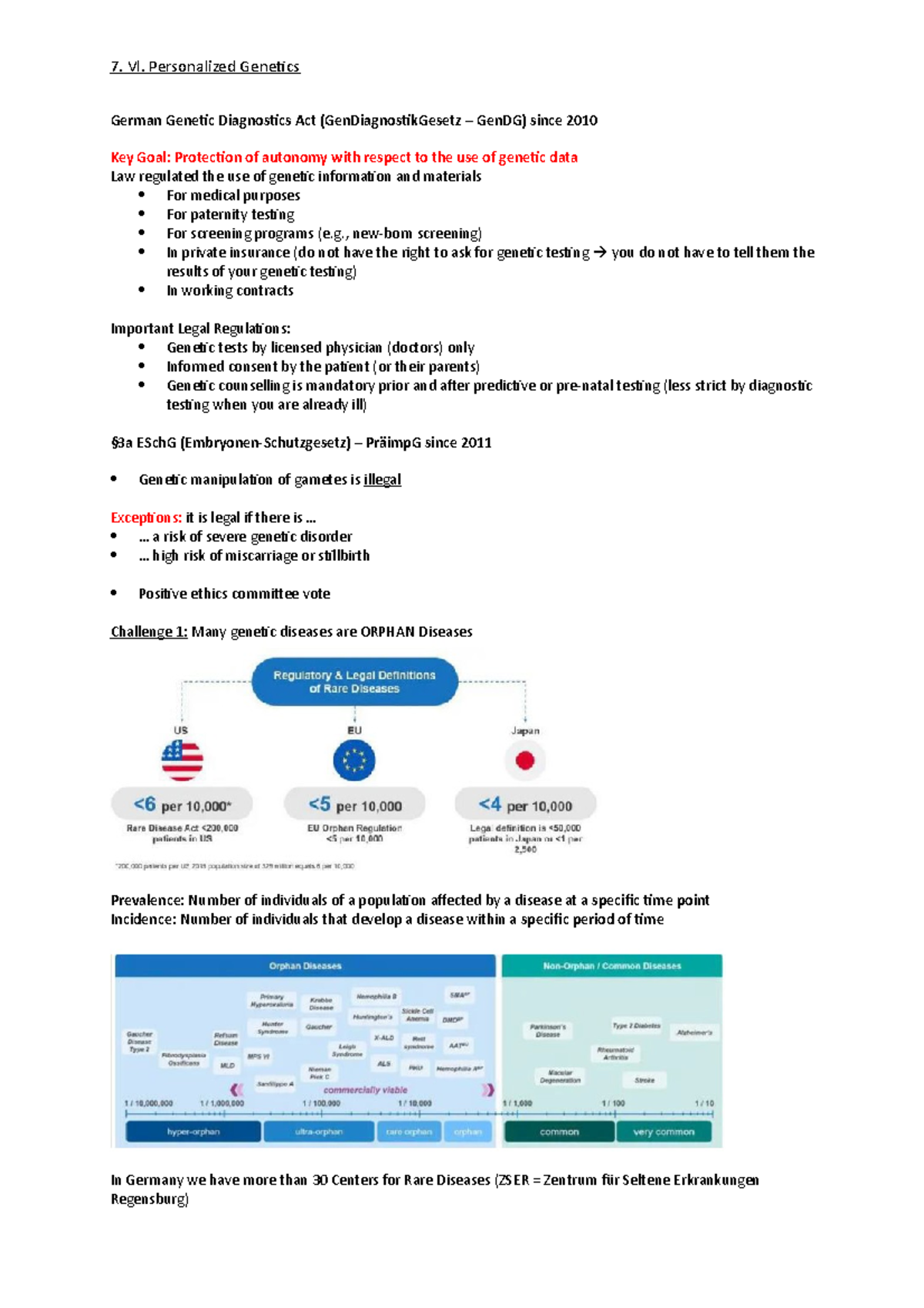 7. Vorlesung personalized genetics - German Genetic Diagnostics Act ...