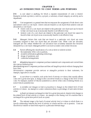 Ch04sol - solutions for some cost exercises for chapter 4 - CHAPTER 4 JOB COSTING 4-1 Cost pool ...
