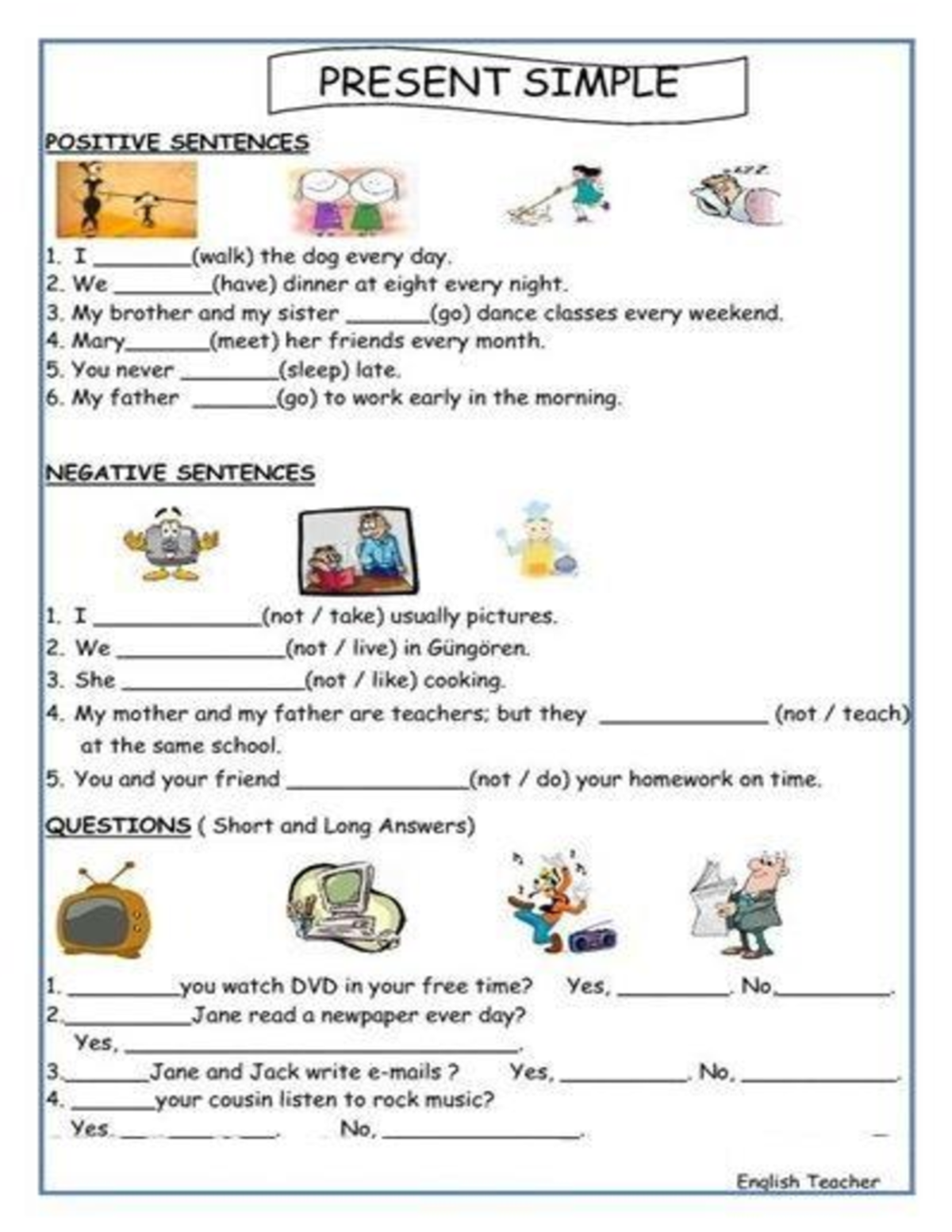 Presente simple completo - Ingles - Studocu