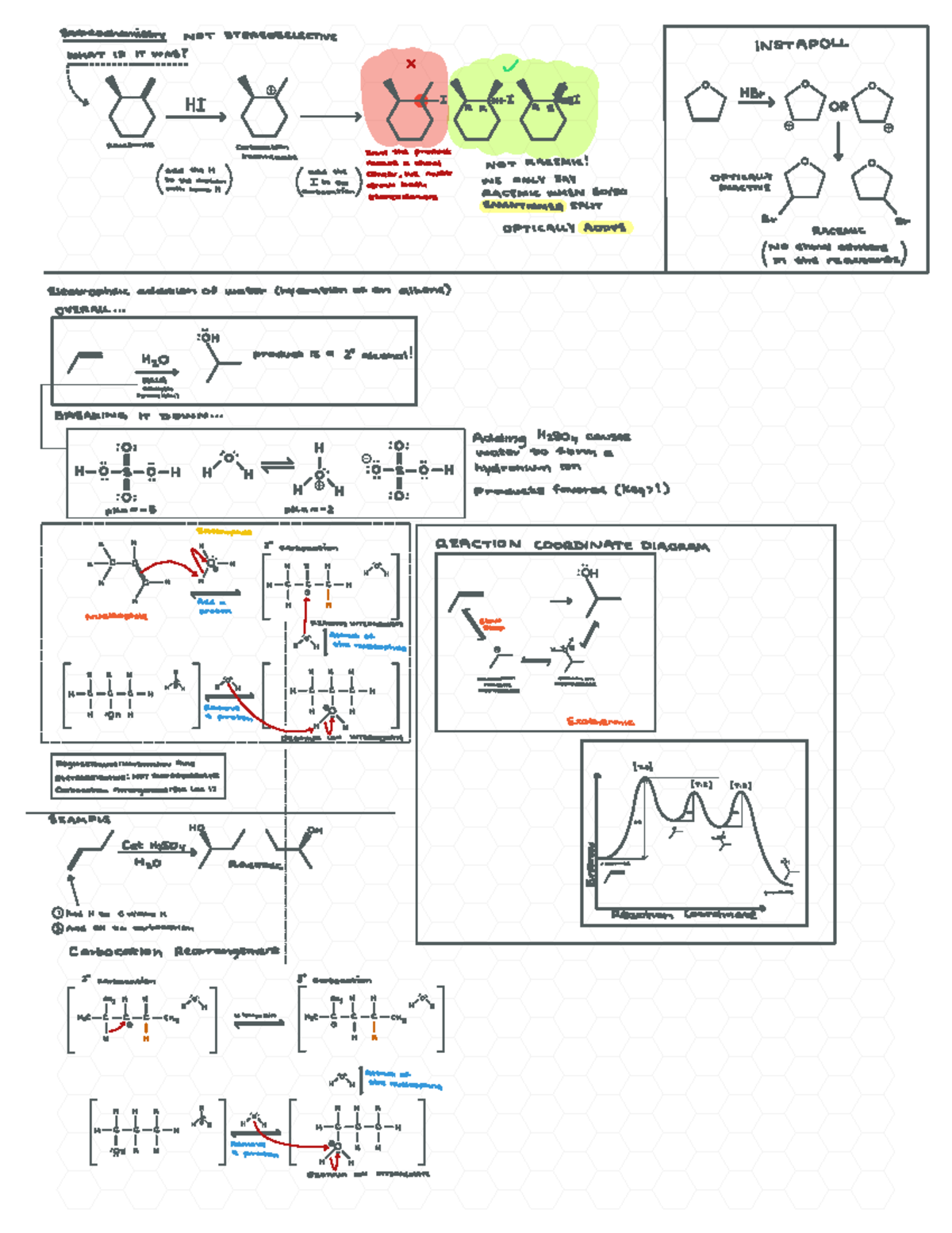 Lecture 16 - stereochemistry not stereoselective what it was 3 ...