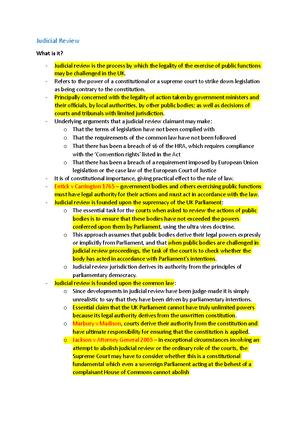 Miller 2 - Case Analysis - Miller 2 – The Prorogation case R (Miller ...