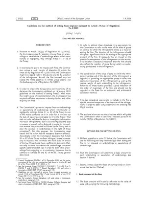 Guidelines on vertical restraints - II (Information) INFORMATION FROM ...