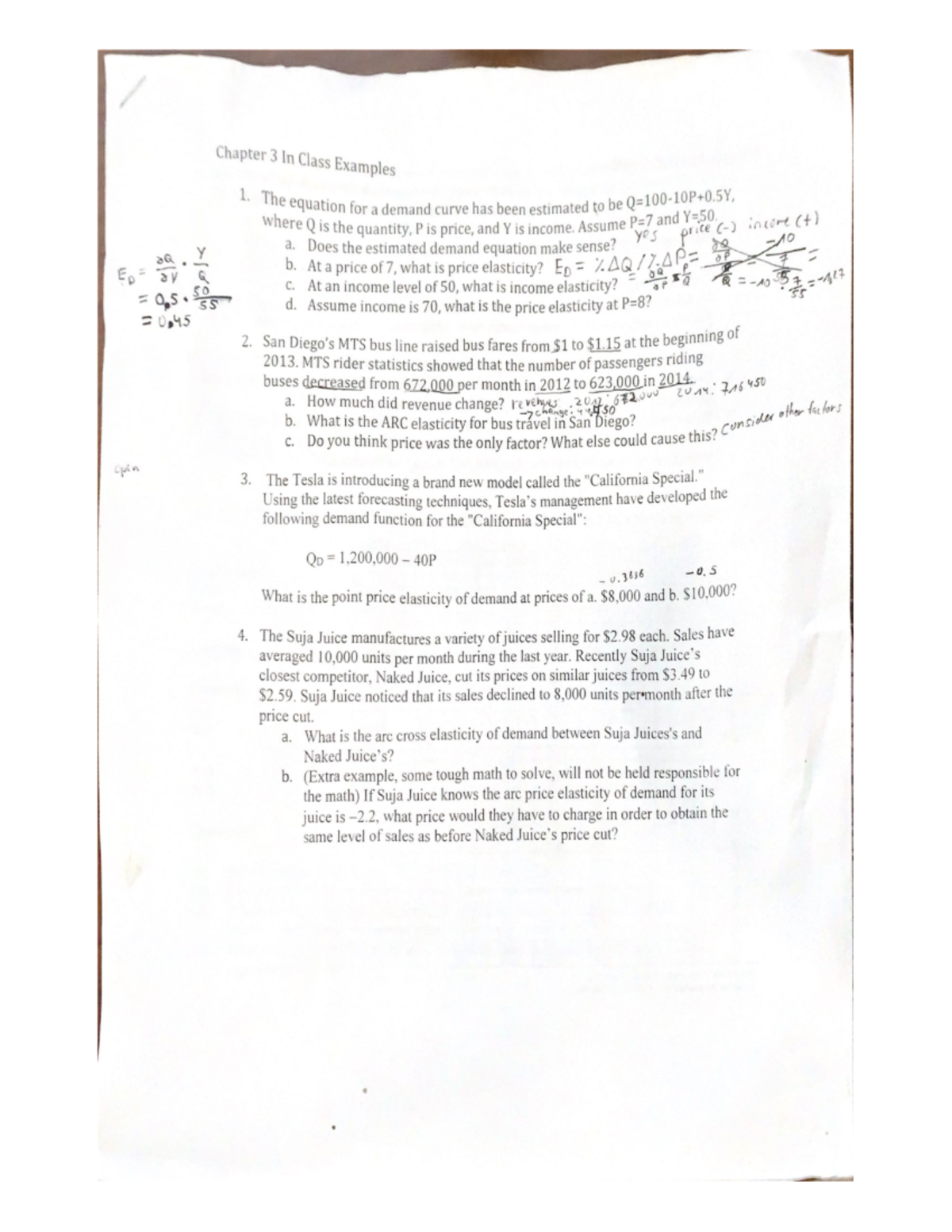 Chapter 3 in class examples - FIN 321 - Studocu