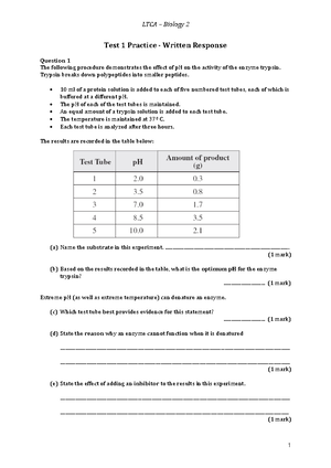 Study Checklist Test 2A - Biology 2 - Study Area 3 Genetics Test 2A ...