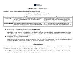 CJ 112 Project 2 - How the Criminal Justice System Works in the United ...