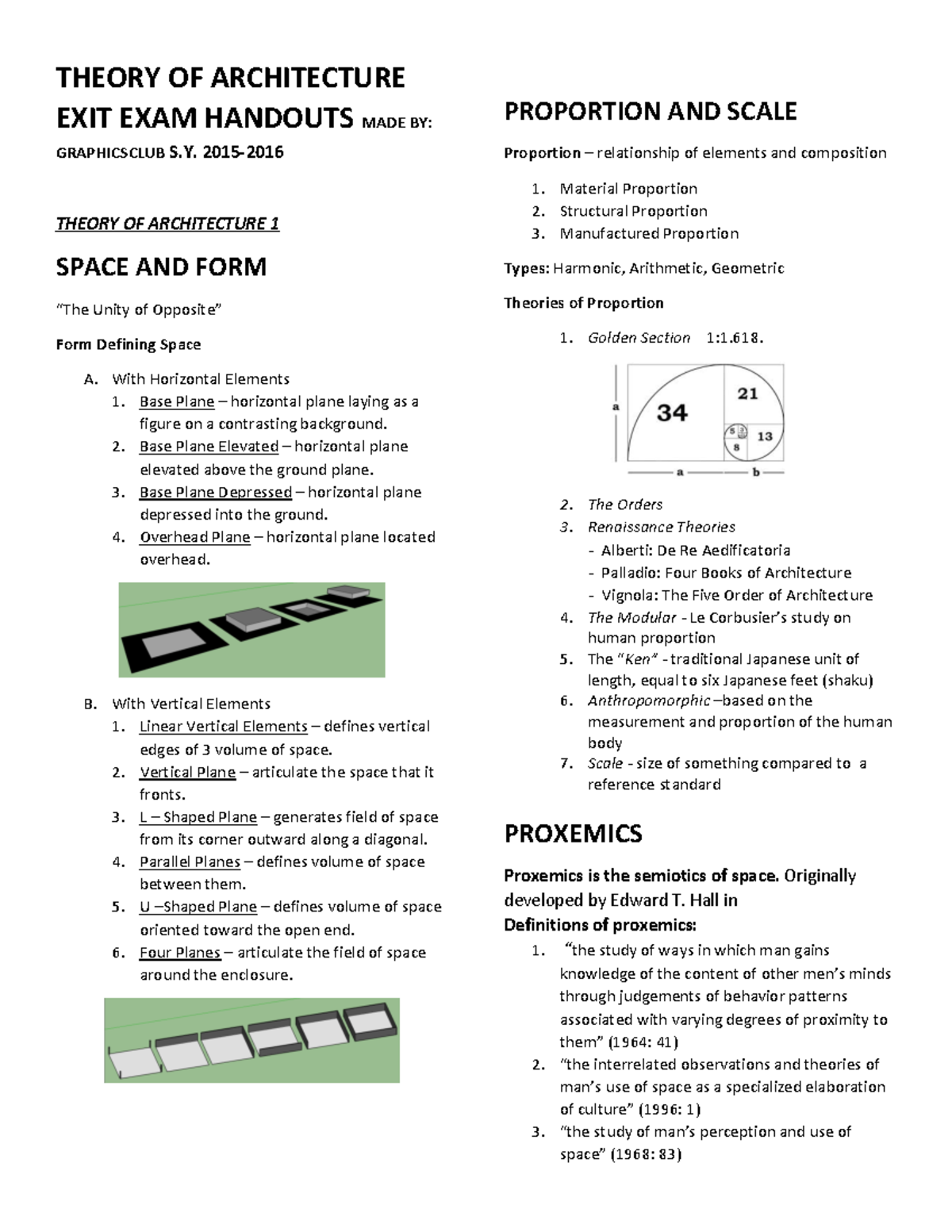 TOA- Handouts - reviewer - THEORY OF ARCHITECTURE EXIT EXAM HANDOUTS ...
