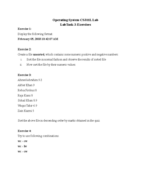 OS Assignment 1 - F2023 - Assignment 1 - Operating System Maximum Marks ...