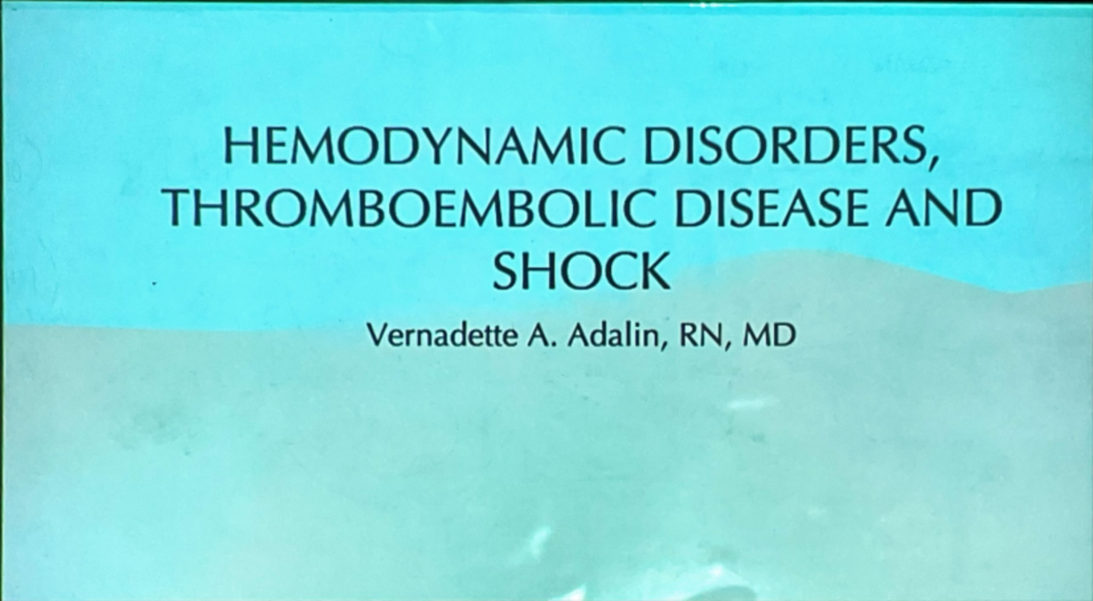 16 09 2024 Hemodynamics disorder, Thromboembolism disease, and Shock - HEMODYNAMIC DISORDERS ...