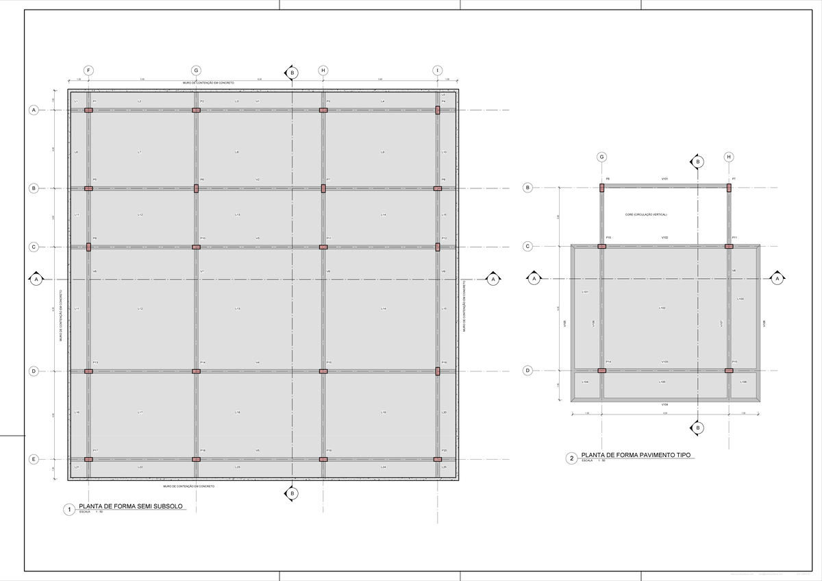Avalia%C3%A7%C3%A3o%2001 %20-%20Plantas%20de%20forma - A A E D C B F G ...