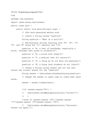 [Solved] Develop a Java GUI application for a Student Management System - Programming 1 (CS1102 ...
