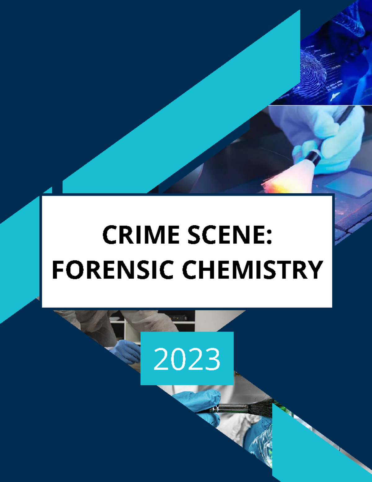 Crime scene forensic chemistry - CRIME SCENE: FORENSIC CHEMISTRY 2023 ...