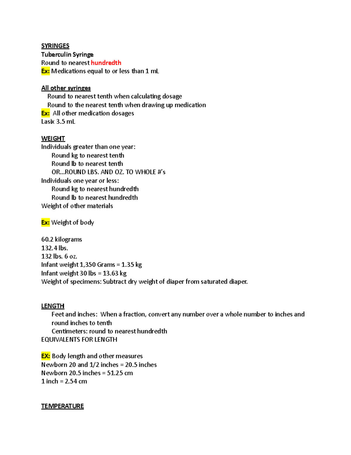 Clinical CALCULATION for nursing exam - SYRINGES Tuberculin Syringe ...