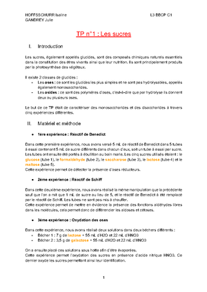 Compte Rendu DE TP - TP Esterification - COMPTE RENDU DE TP : Réactions ...