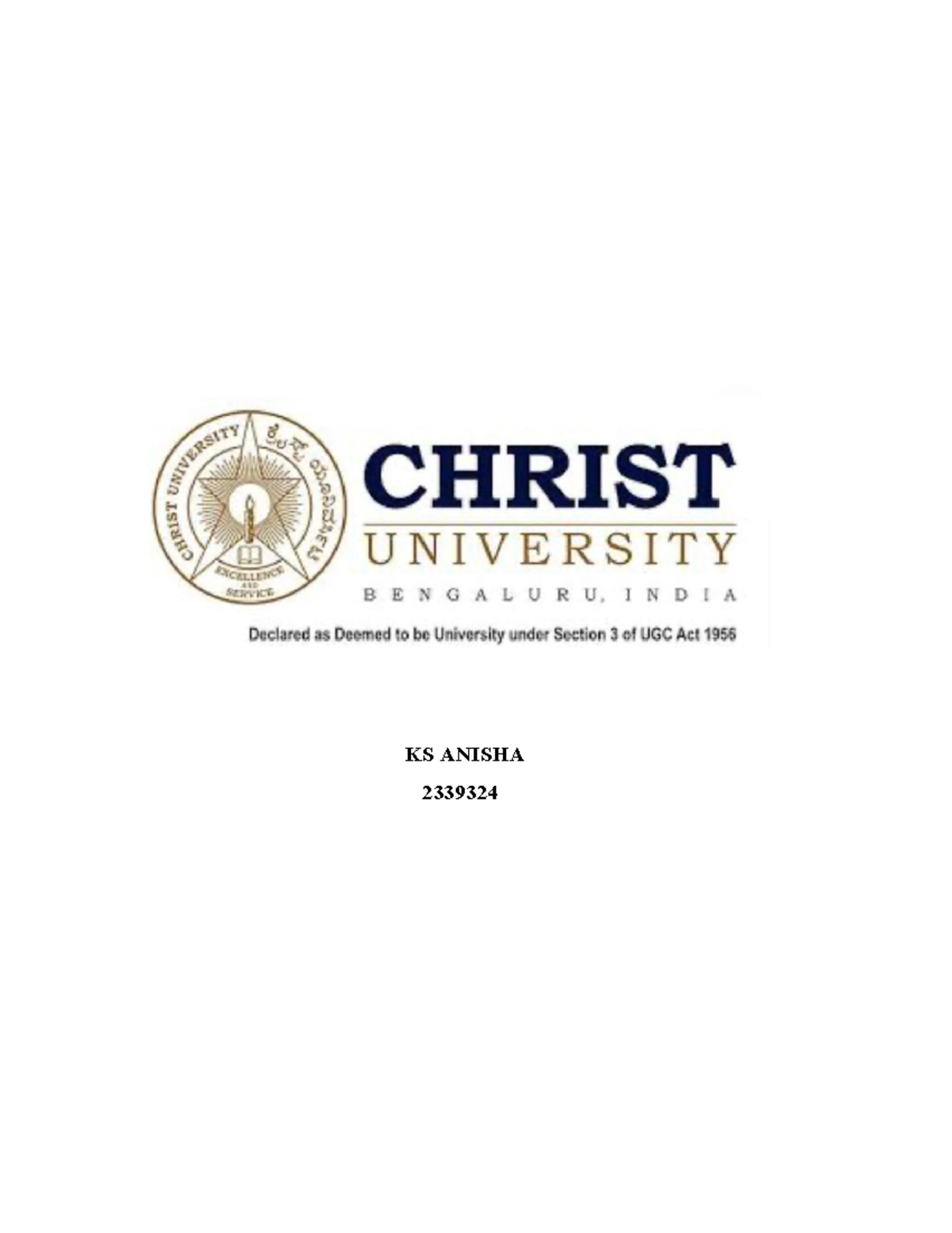 BKT experiment - Binet-Kamat test of intelligence - KS ANISHA 2339324 ...