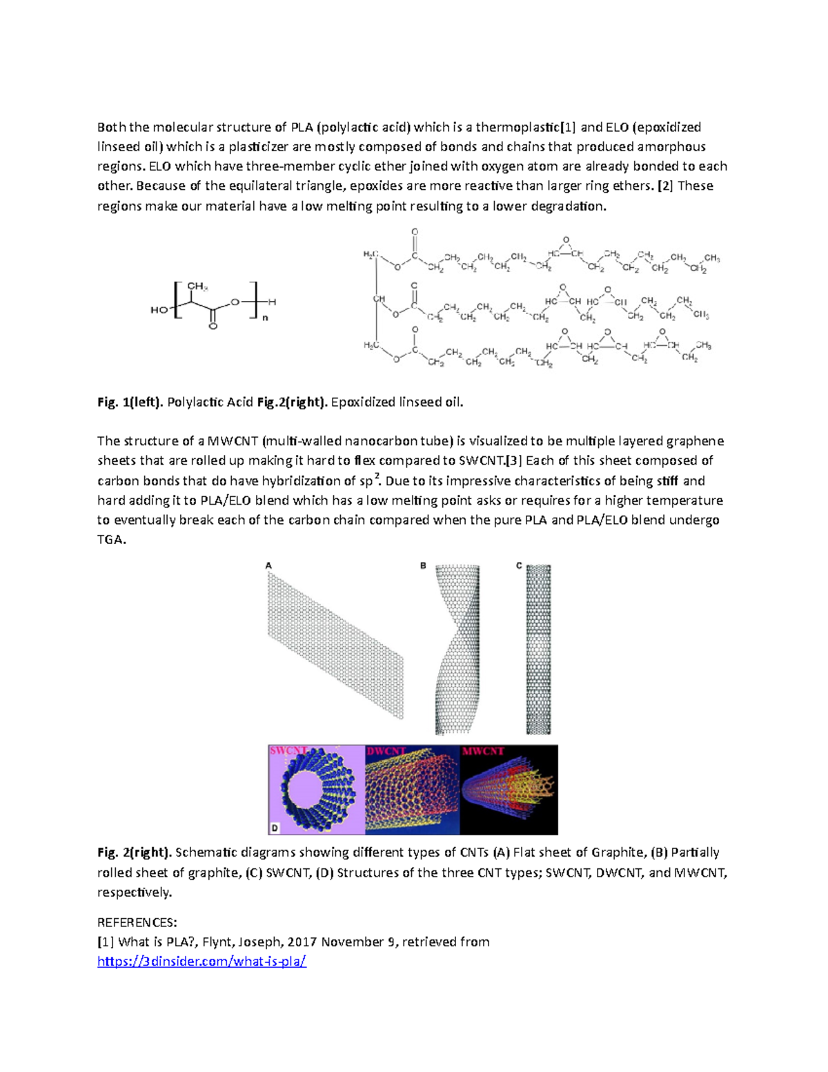TGA - Homework - Both the molecular structure of PLA (polylactic acid ...
