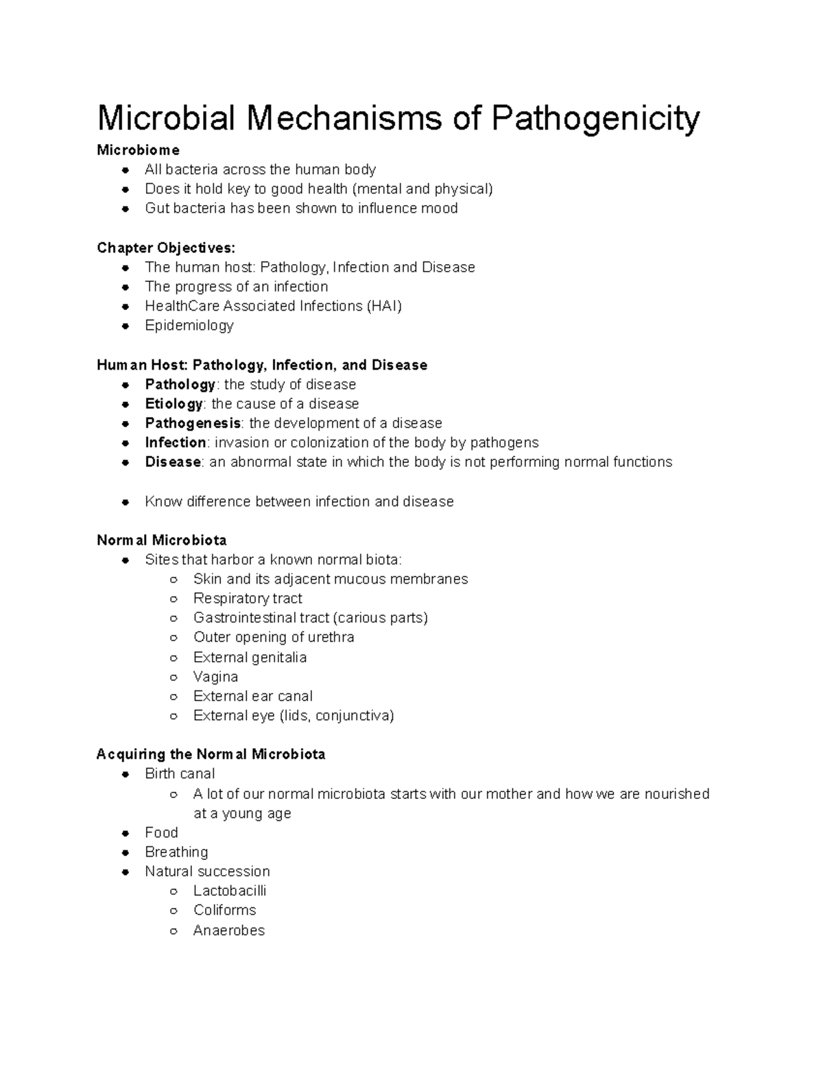 CH15 Microbial Mechanisms of Pathogenicity - Microbial Mechanisms of Pathogenicity Microbiome ...
