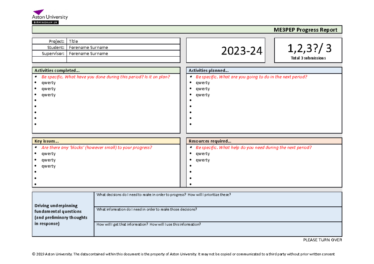2023-24 ME3PEP 4 box reporting template - ME3PEP Progress Report ...