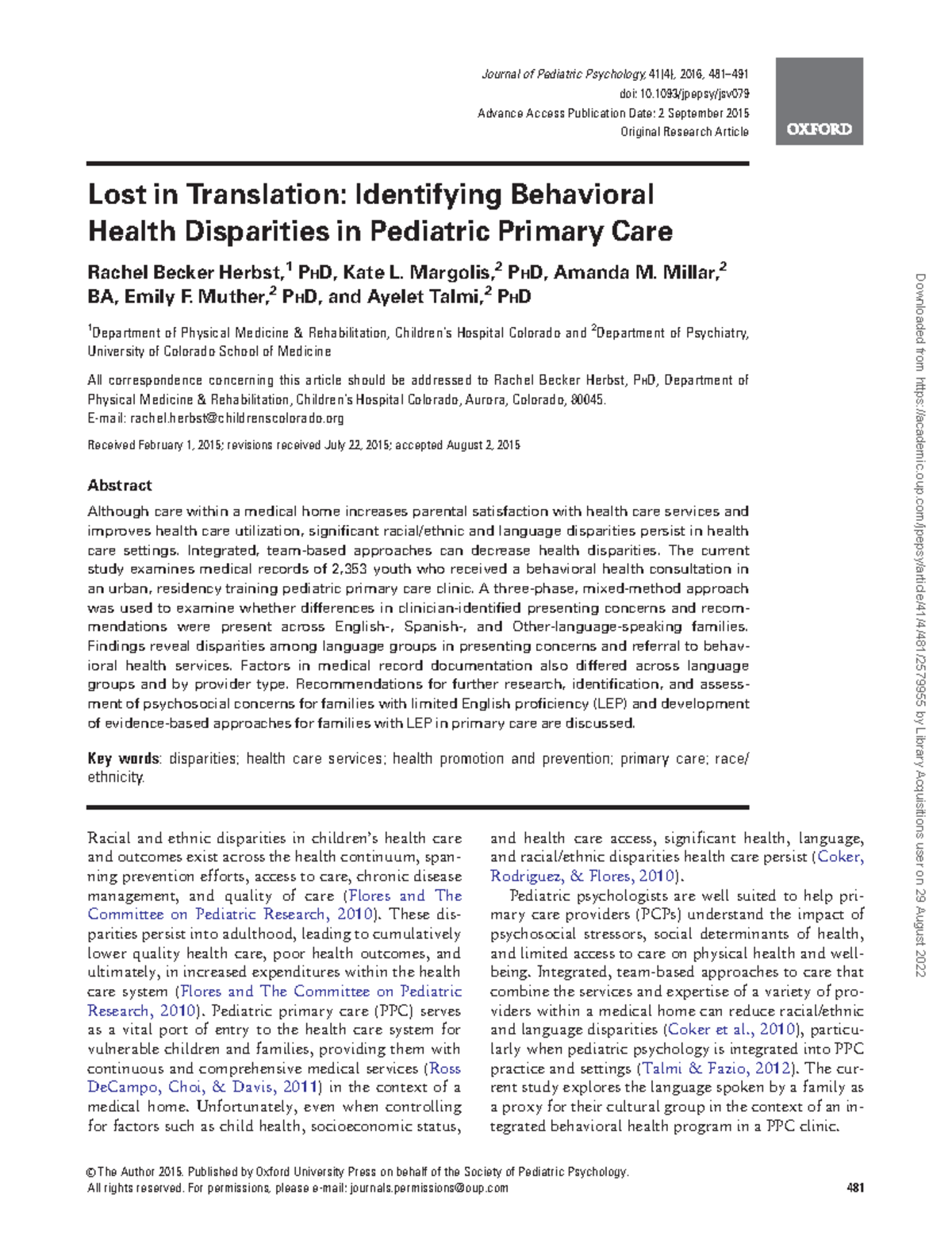 Lost in transition - bbook - Lost in Translation: Identifying ...