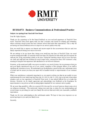 Thu gioi thieu RMIT/ Recommendation Letter Hoang Linh Giang - Hanoi ...