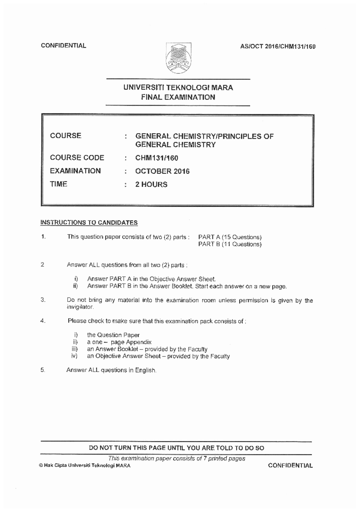 CHM131 160 (13) - activity - chemistry - Studocu