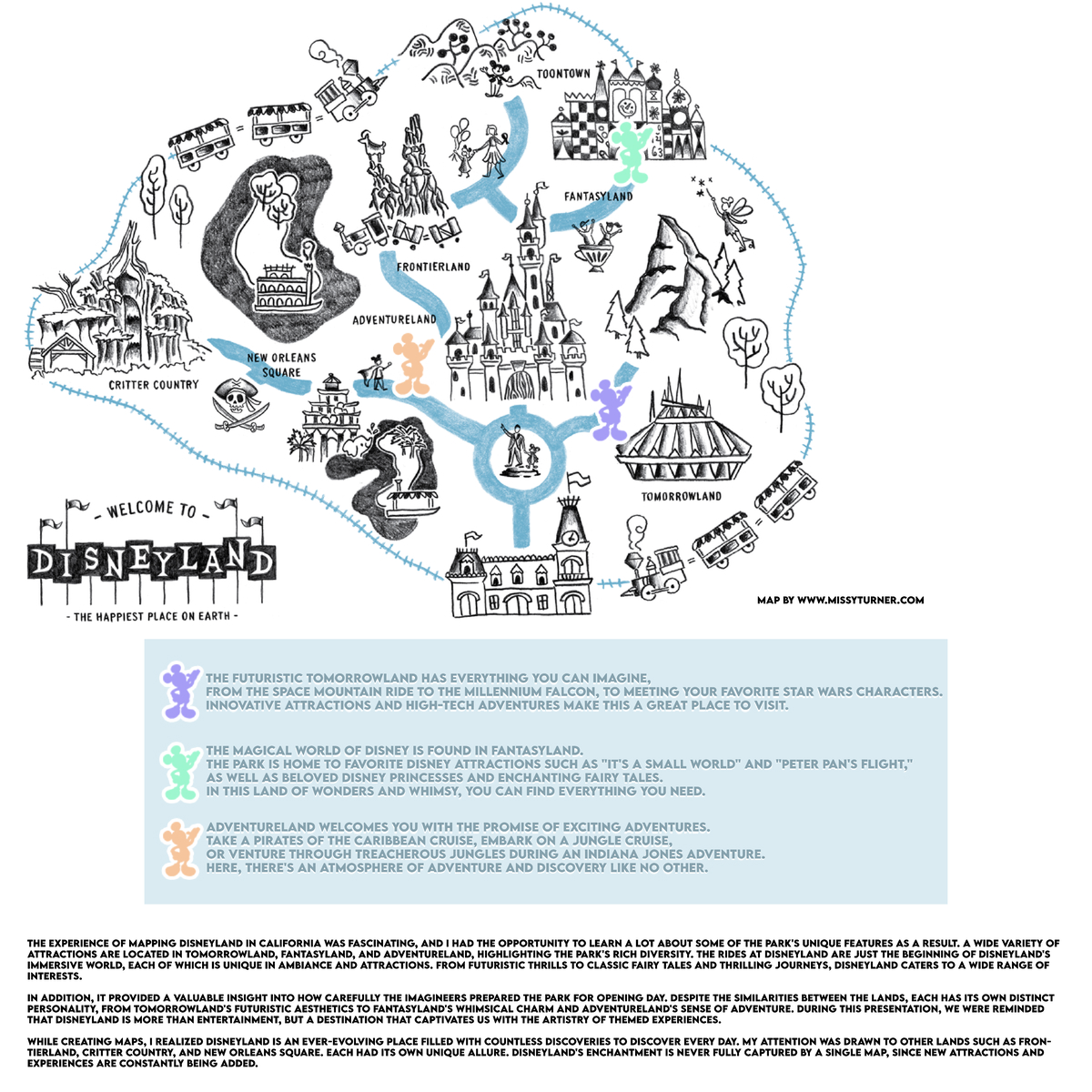 Disney MAP - thefuturistic tomorrowland haseverything you can imagine ...