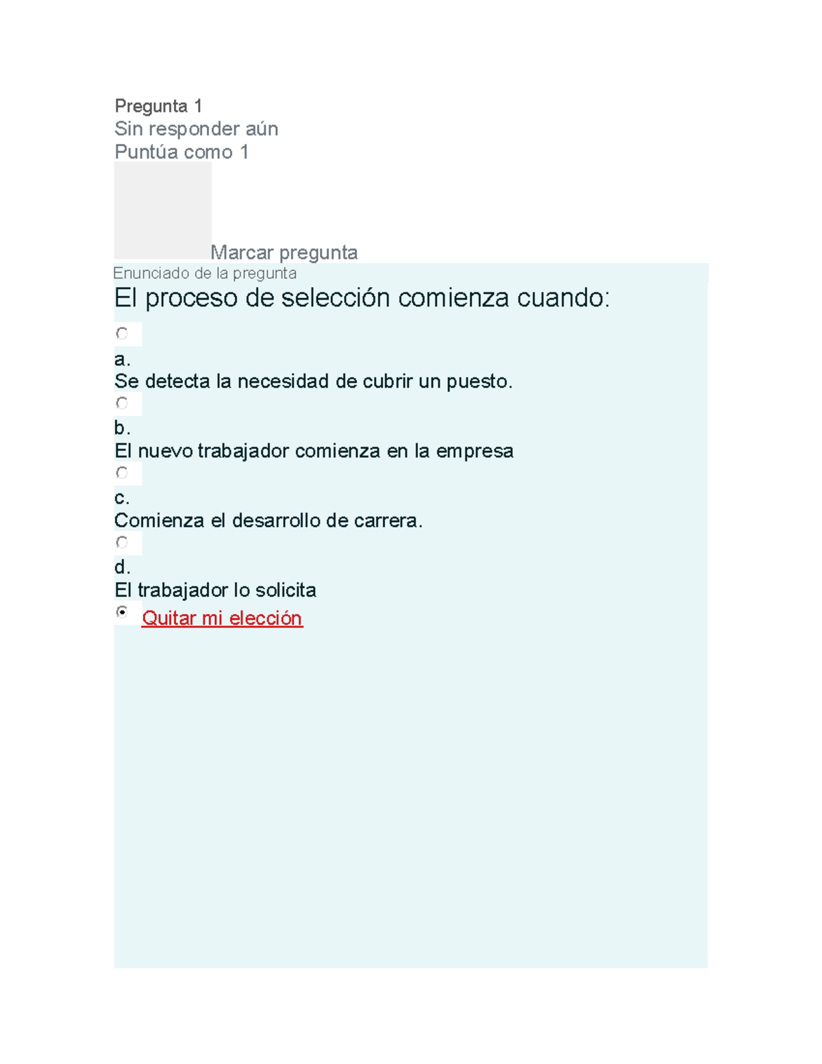 Pruebaa - sadadasd - Sin responder aún Puntúa como 1 Marcar pregunta ...