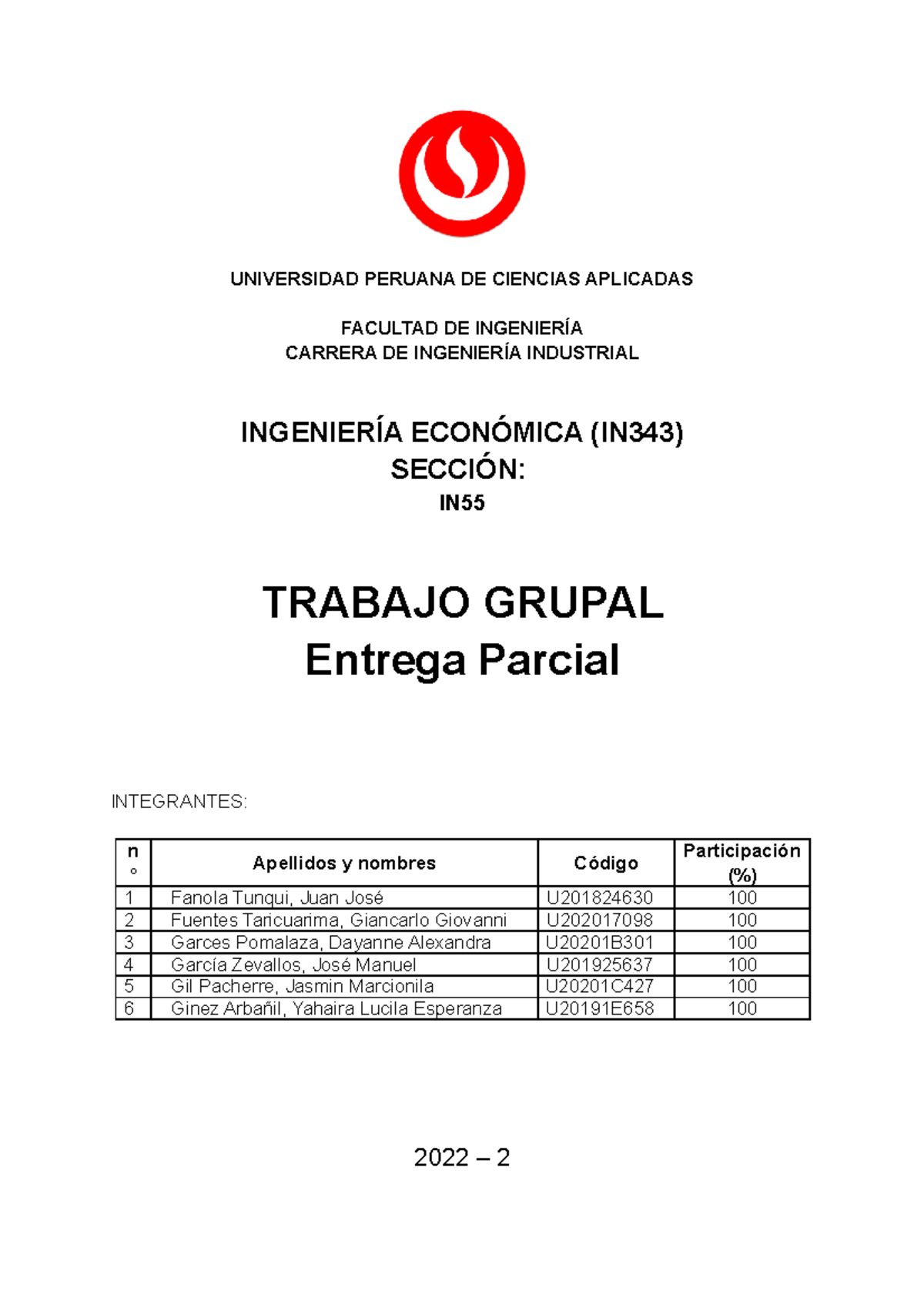 TF IN55 Grupo 3 - Apuntes para que apruebes - UNIVERSIDAD PERUANA DE ...