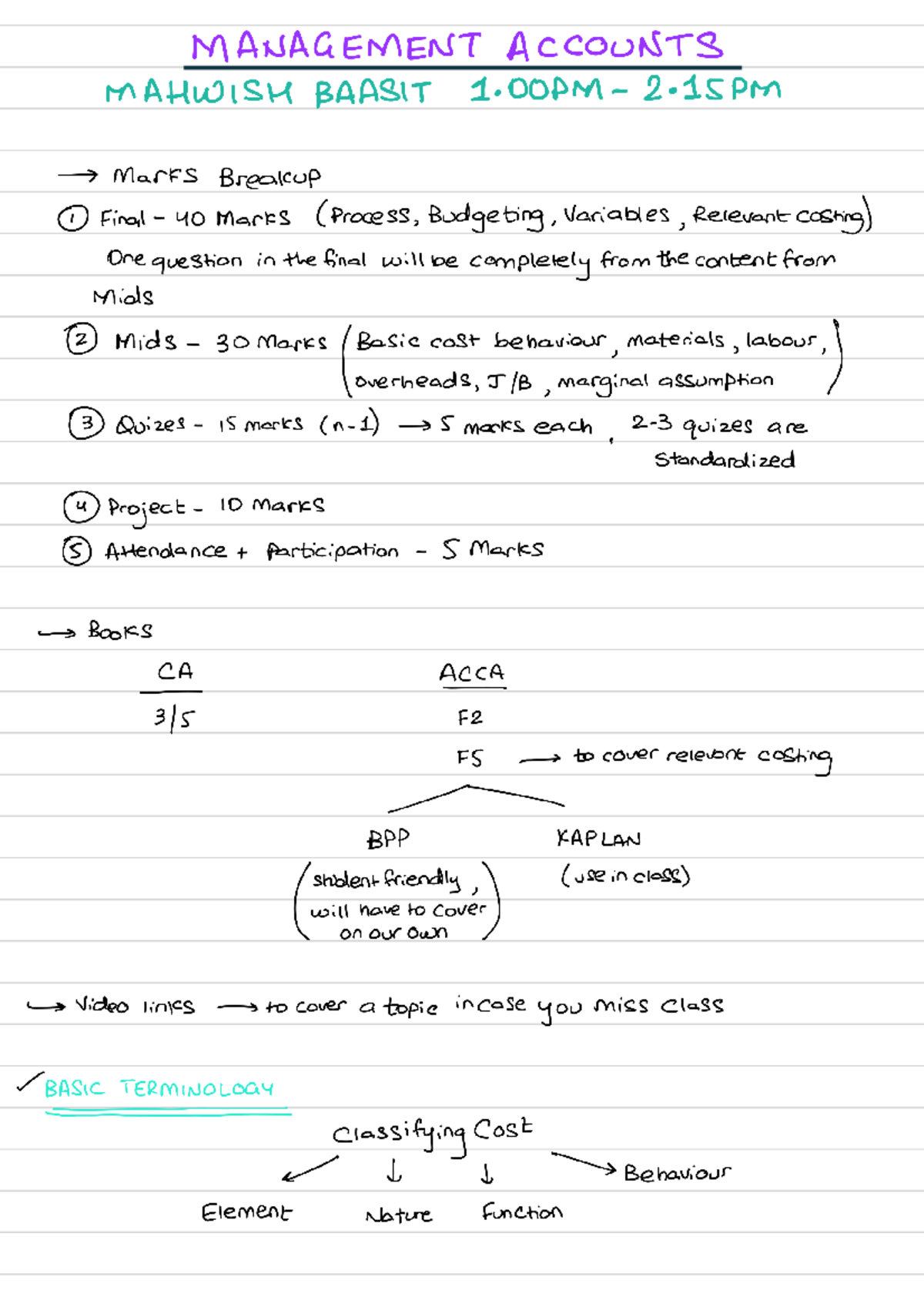 Management Accounts 240124 2014 11 - Managerial Accounting - Studocu
